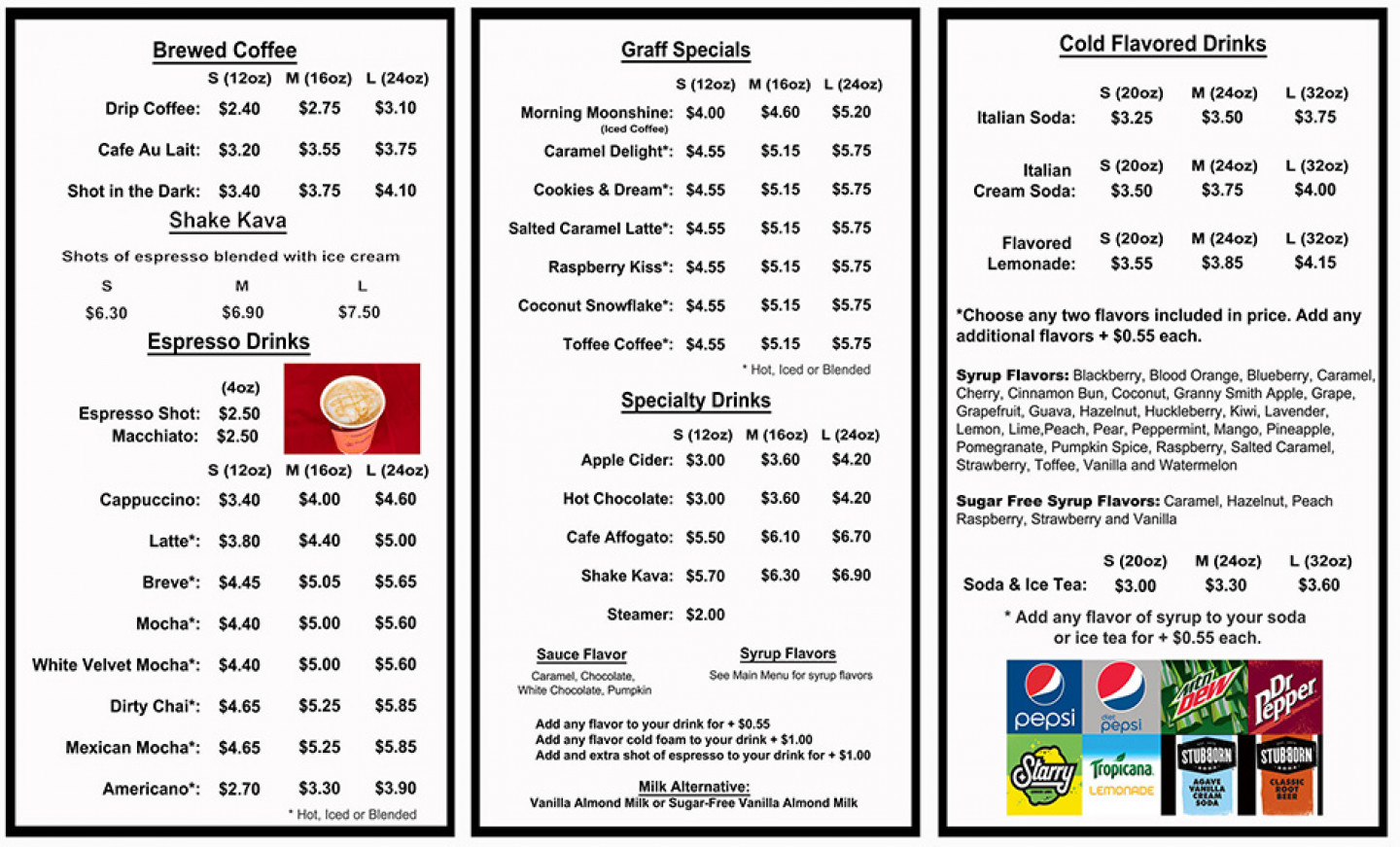 Coffee Shop & Cream Soda | Grand Junction, CO | Graff Dairy
